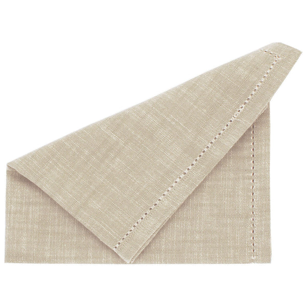 Walton & Co Chambray Natural Set of 4 Napkins - Abraxas Cookshop