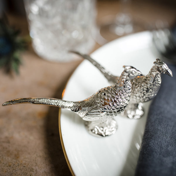 Culinary Concepts Pheasant Salt & Pepper Cruet Set - Abraxas Cookshop