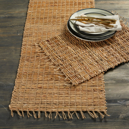 Walton & Co Water Hyacinth Table Runner - Abraxas Cookshop