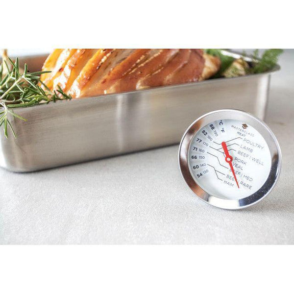 MasterClass Large Stainless Steel Meat Thermometer - Abraxas Cookshop