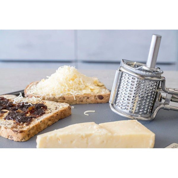 MasterClass Stainless Steel Rotary Stainless Grater - Abraxas Cookshop