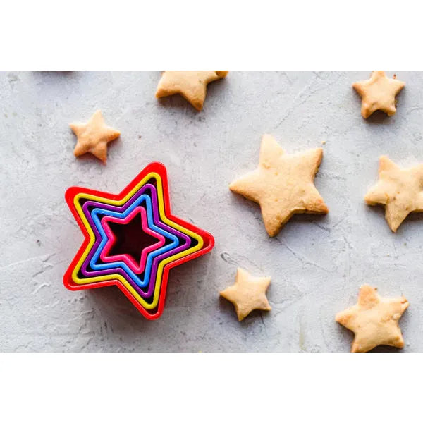 KitchenCraft Colourworks Star Cutters - Abraxas Cookshop