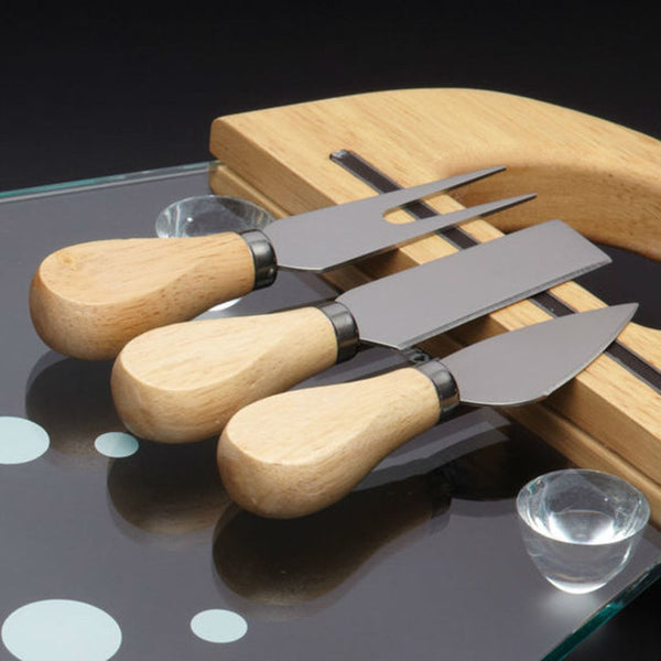 MasterClass Glass Cheese Serving Board - Abraxas Cookshop