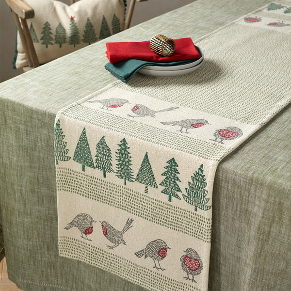 Walton & Co Robin Block Print Runner - Abraxas Cookshop