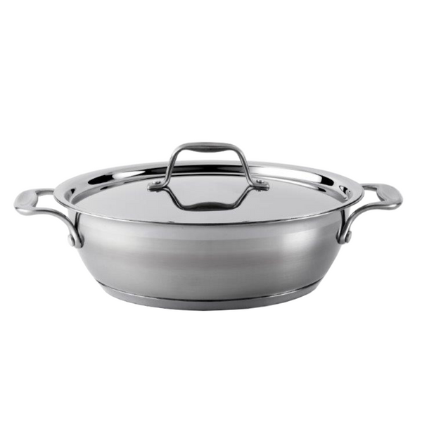 Dexam Supreme 26cm Stainless Steel Chef's pan - Abraxas Cookshop