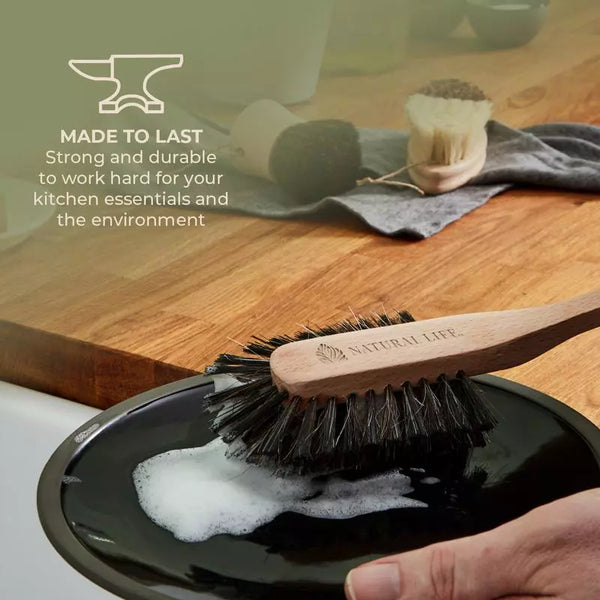 Natural Life Kitchen Brush Set - Abraxas Cookshop