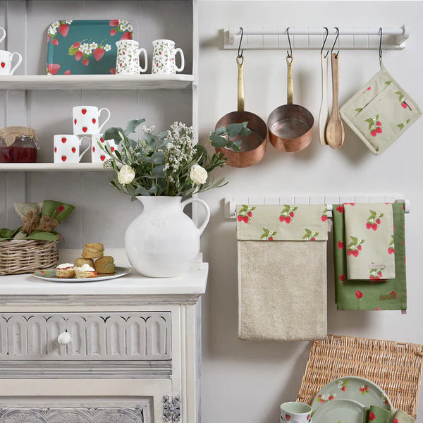 Sophie Allport Strawberries Roller Towel - Abraxas Cookshop